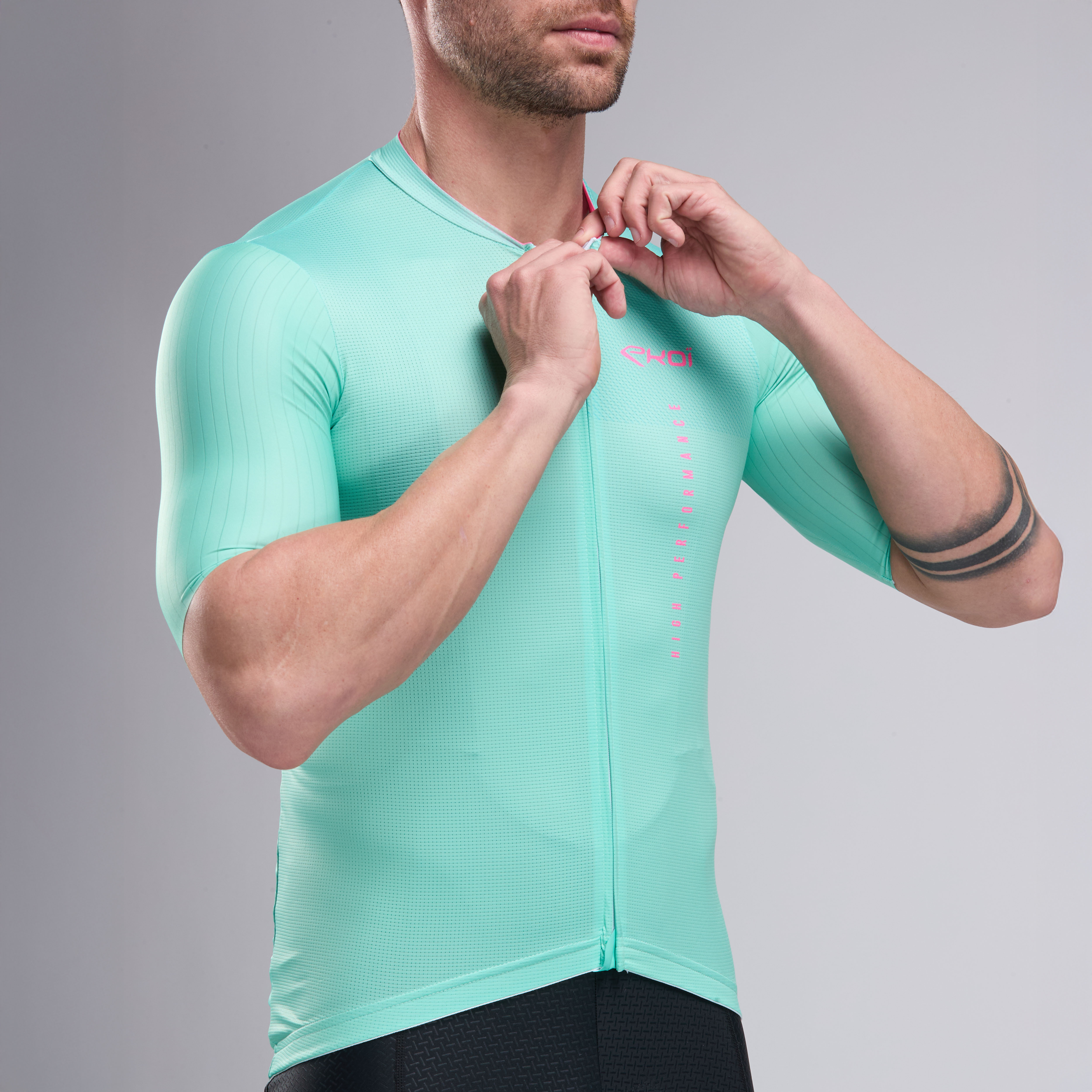 Maillot EKOI Perf LINEAR Aqua - EKOI