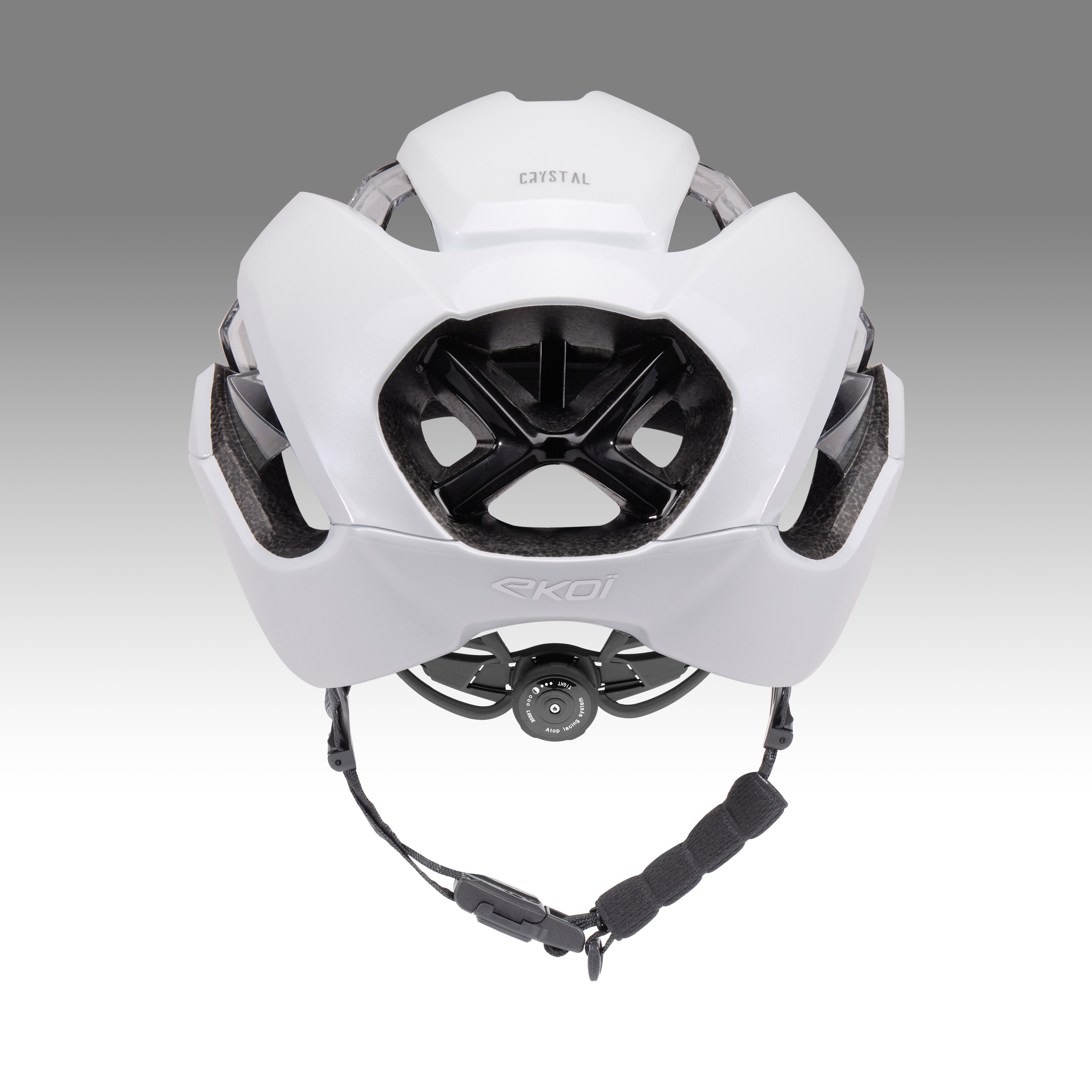 EKOI Perf CRYSTAL Helmet White - EKOI