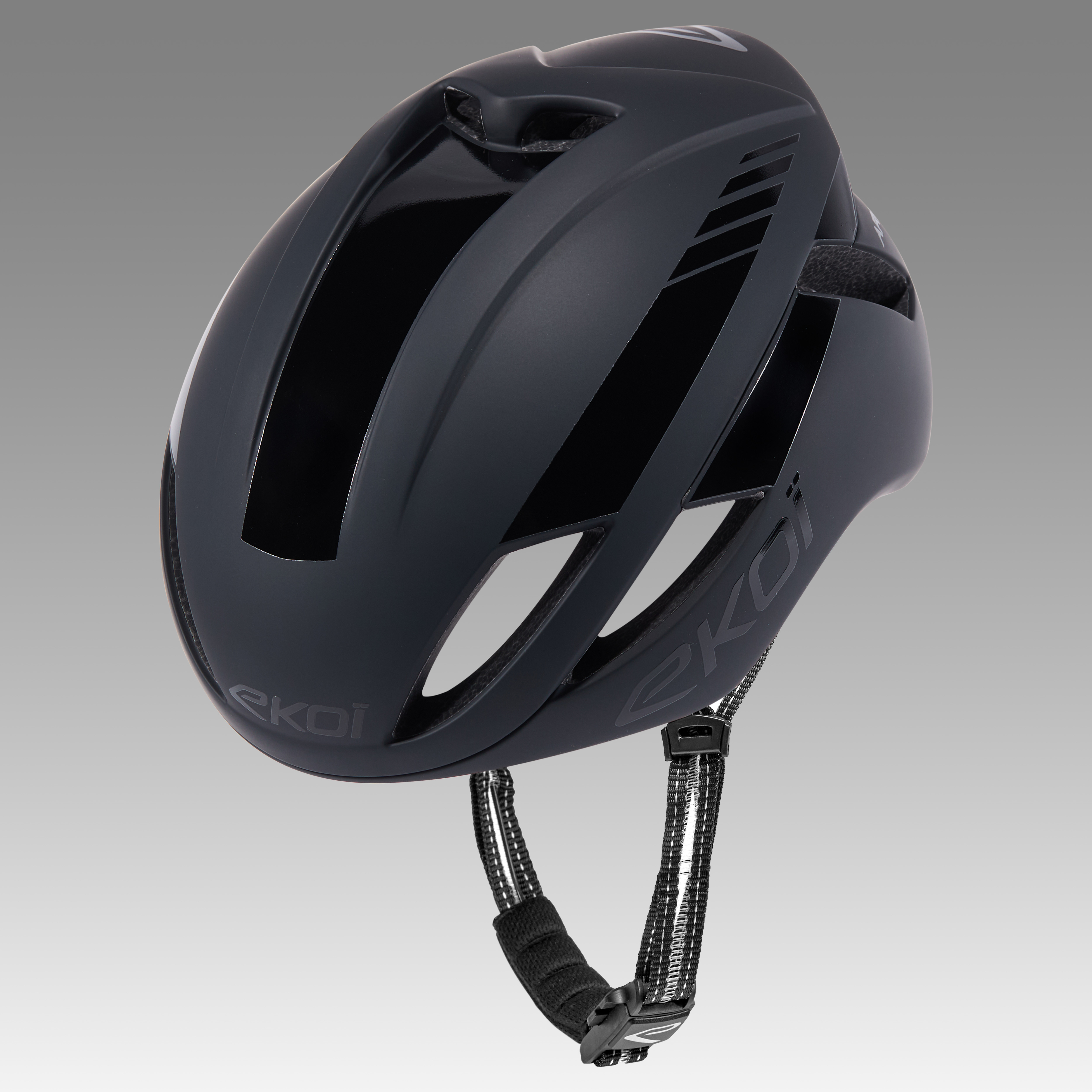 EKOI Perf AR14 Matte Black Helmet - EKOI