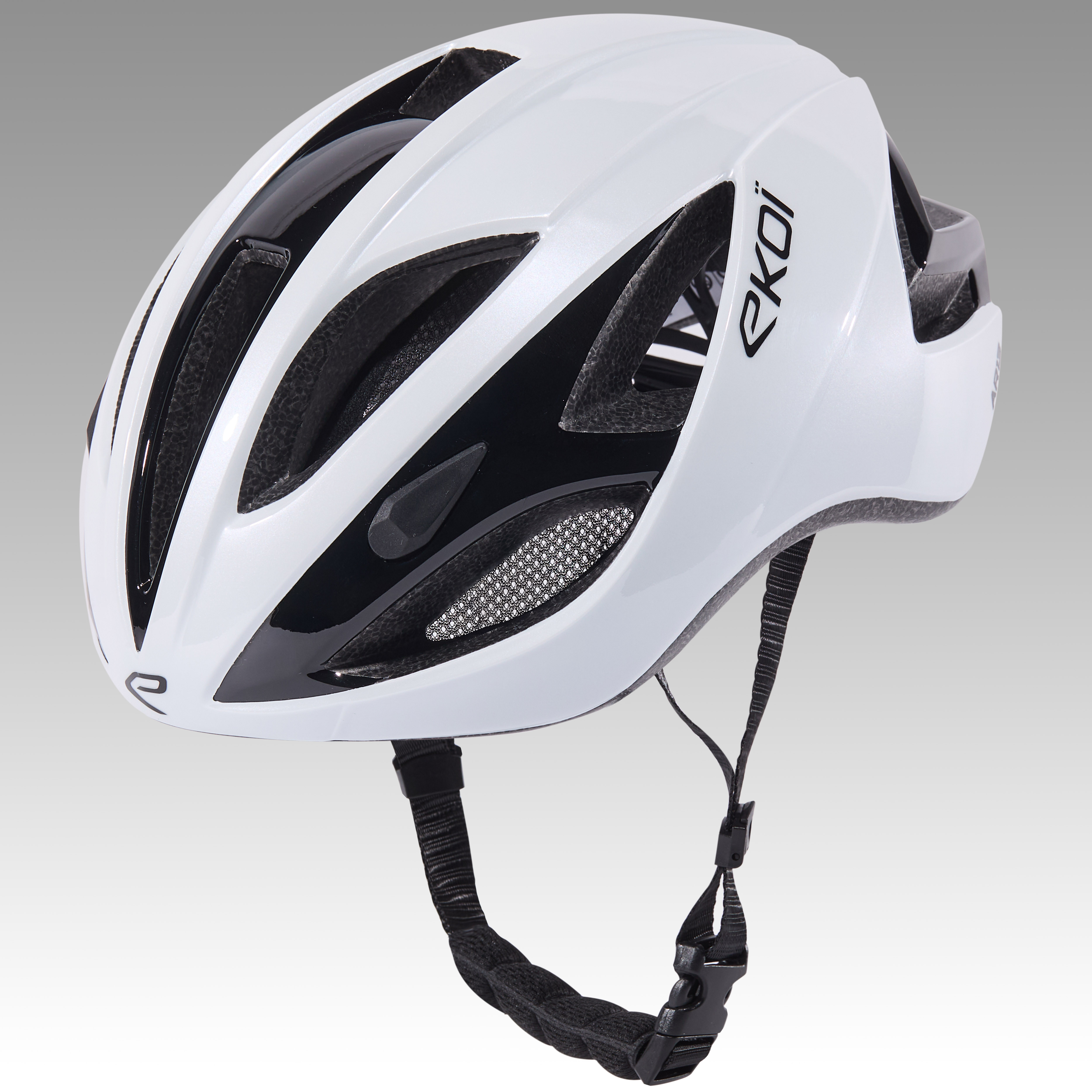 AR13 Evo White Black EKOI Helmet - EKOI