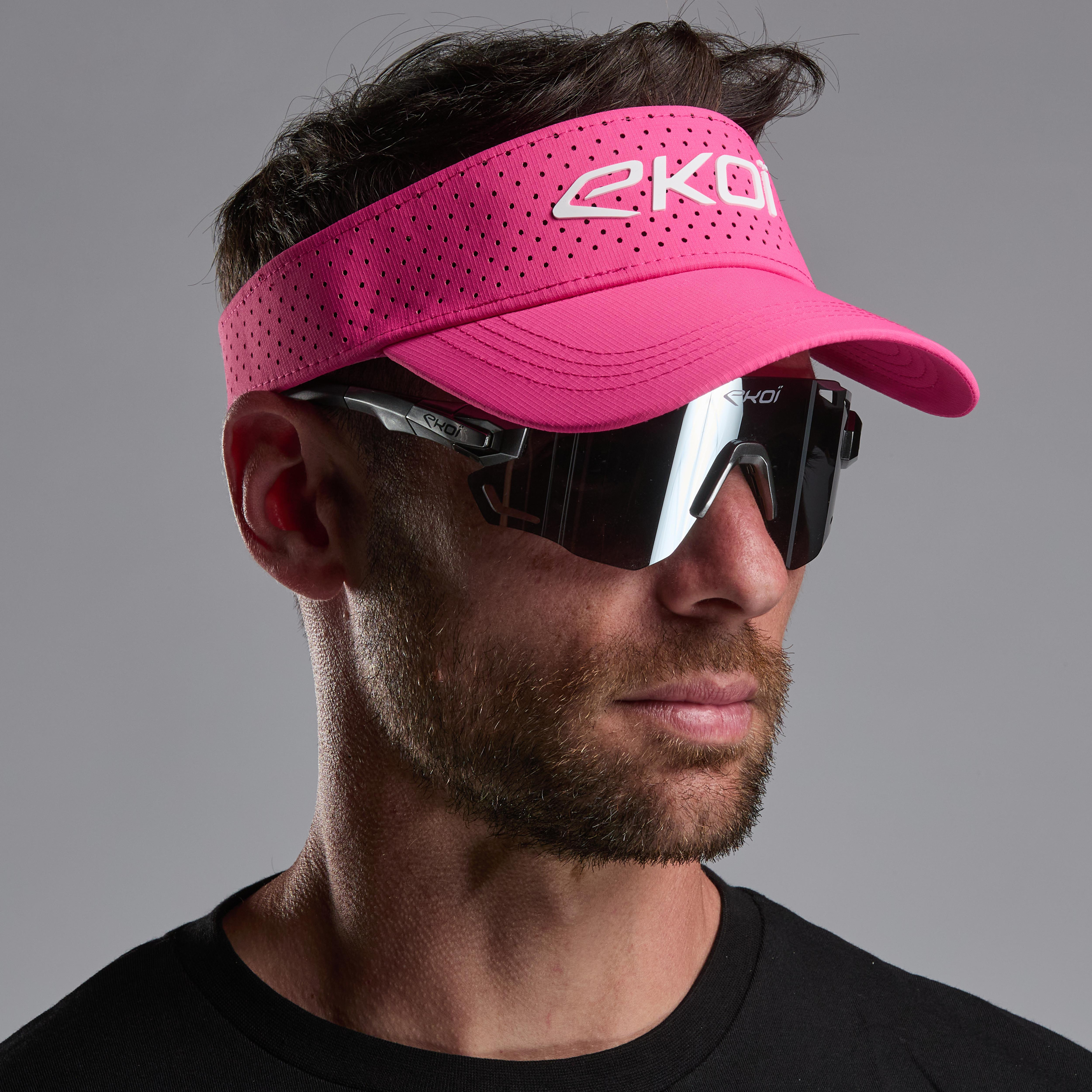 Visera EKOI RUN Rosa fluorescente - EKOI