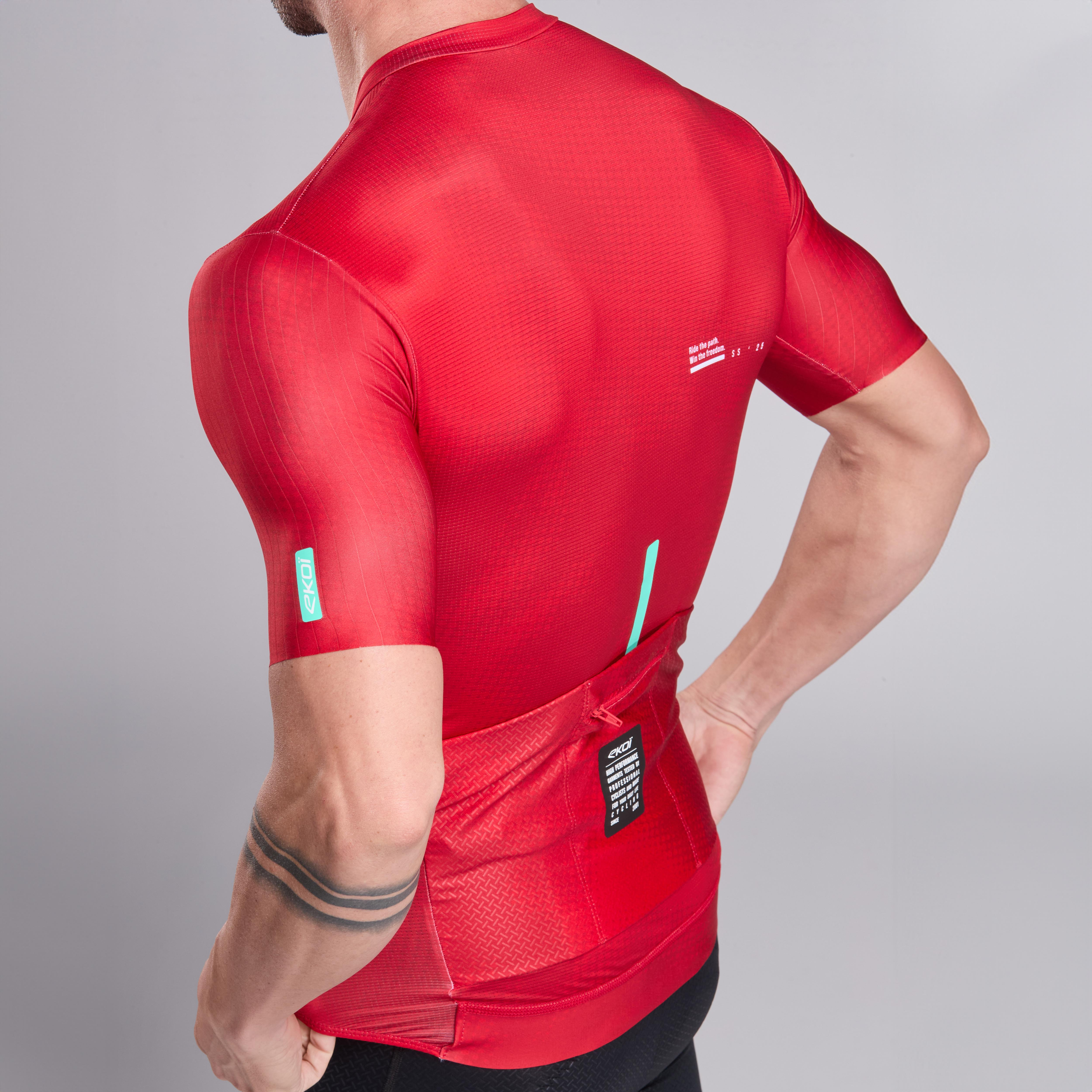 Trikot EKOI Perf TIE & DYE Rot - EKOI