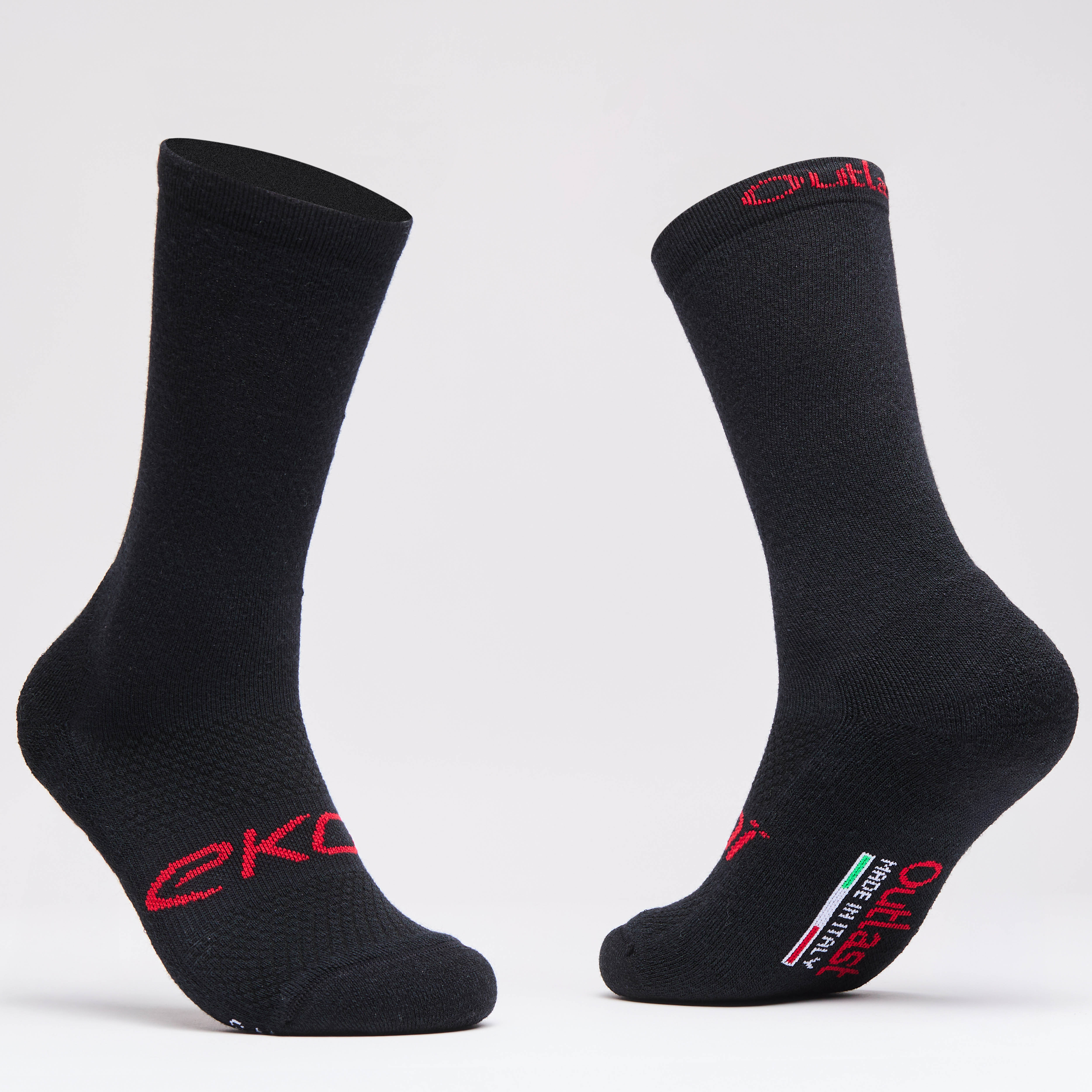 Winter Socks EKOI Racing OUTLAST 20cm Black - EKOI