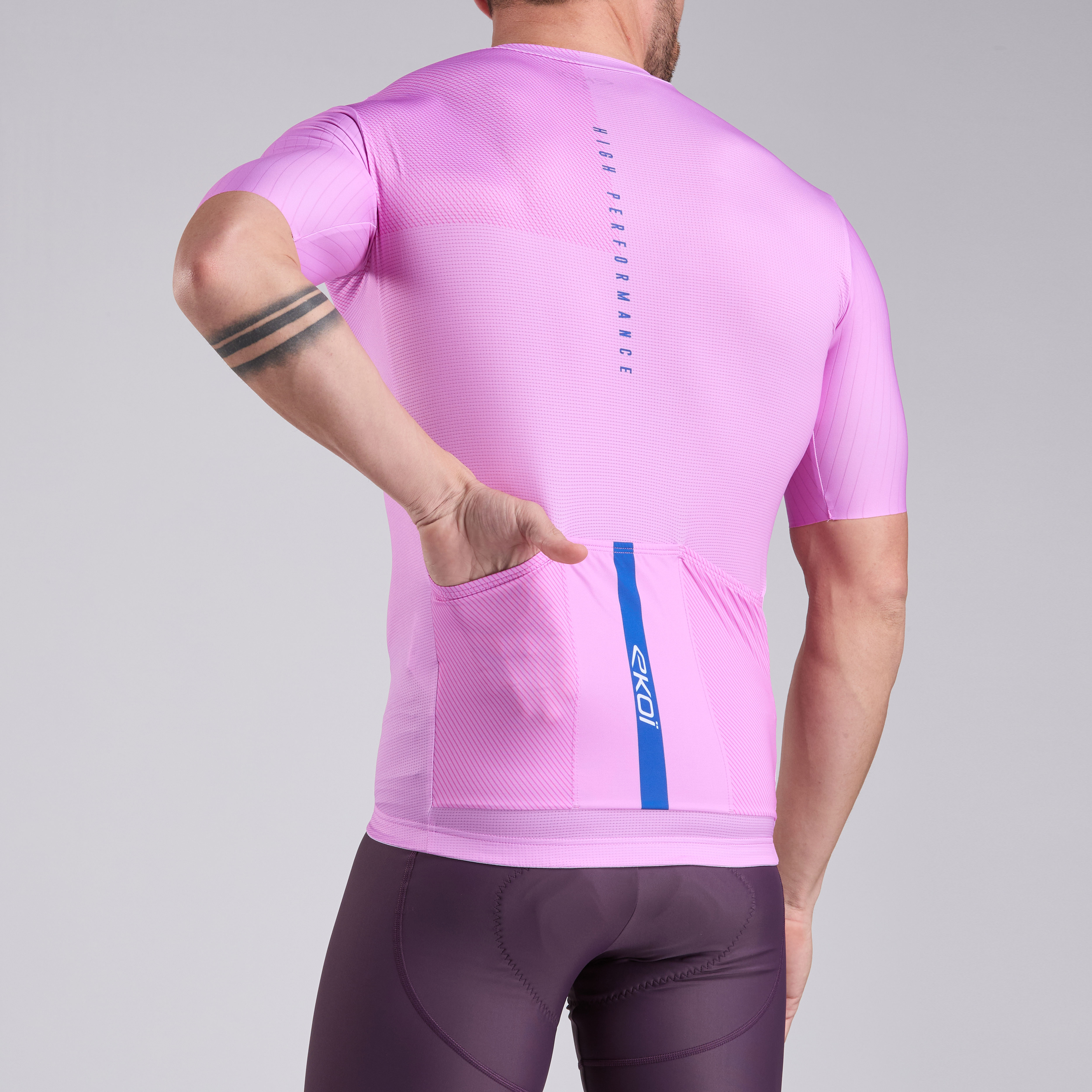 EKOI Perf LINEAR Pink Jersey - EKOI