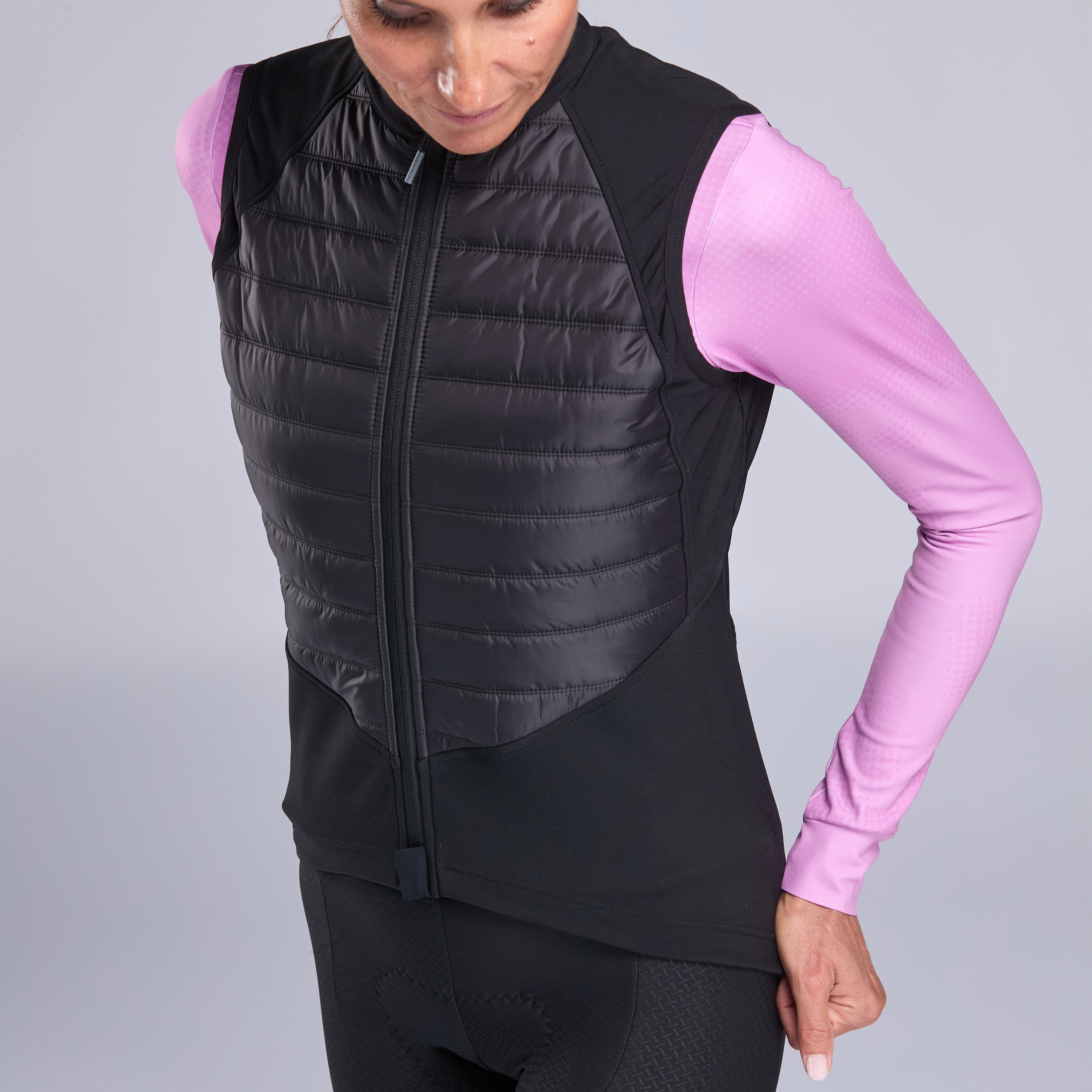 Chaleco térmico mujer EKOI Perf ELEGANCE Negro - EKOI