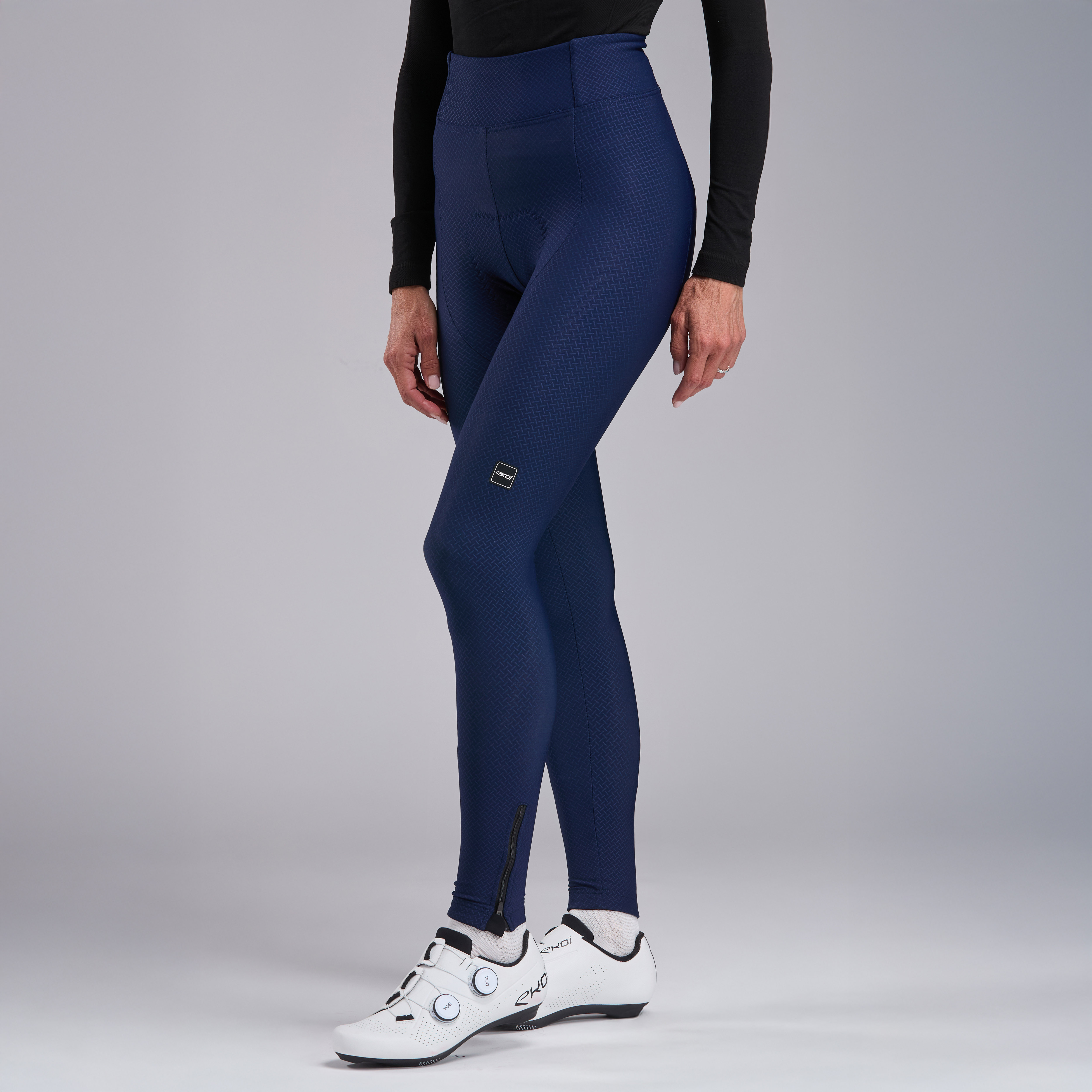 Dames fietsbroek Waterafstotend EKOI Perf GEL POWER zonder bretels ...