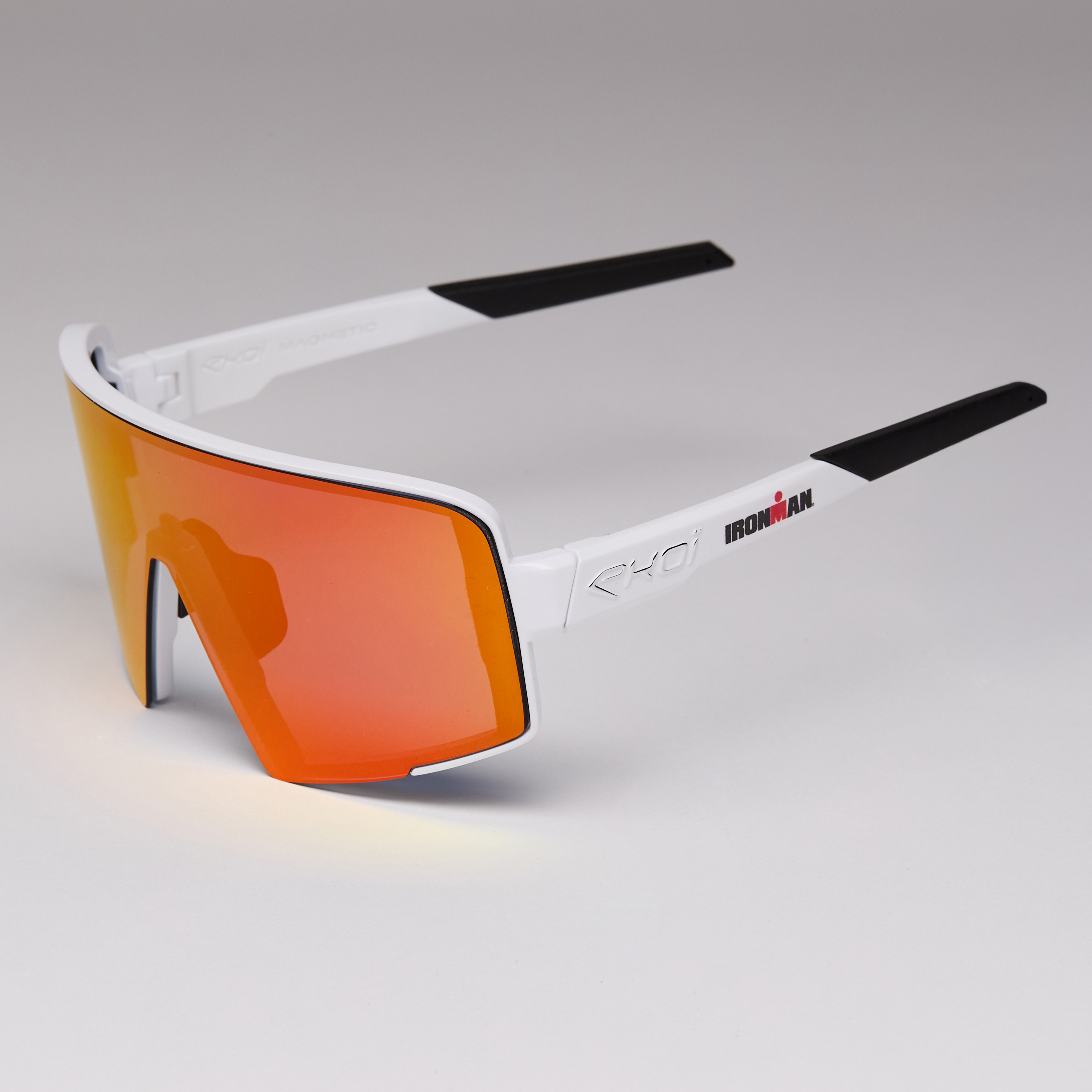 Lunettes EKOI Perf MAGNETIC LTD IRONMAN Blanche Revo Rouge - EKOI