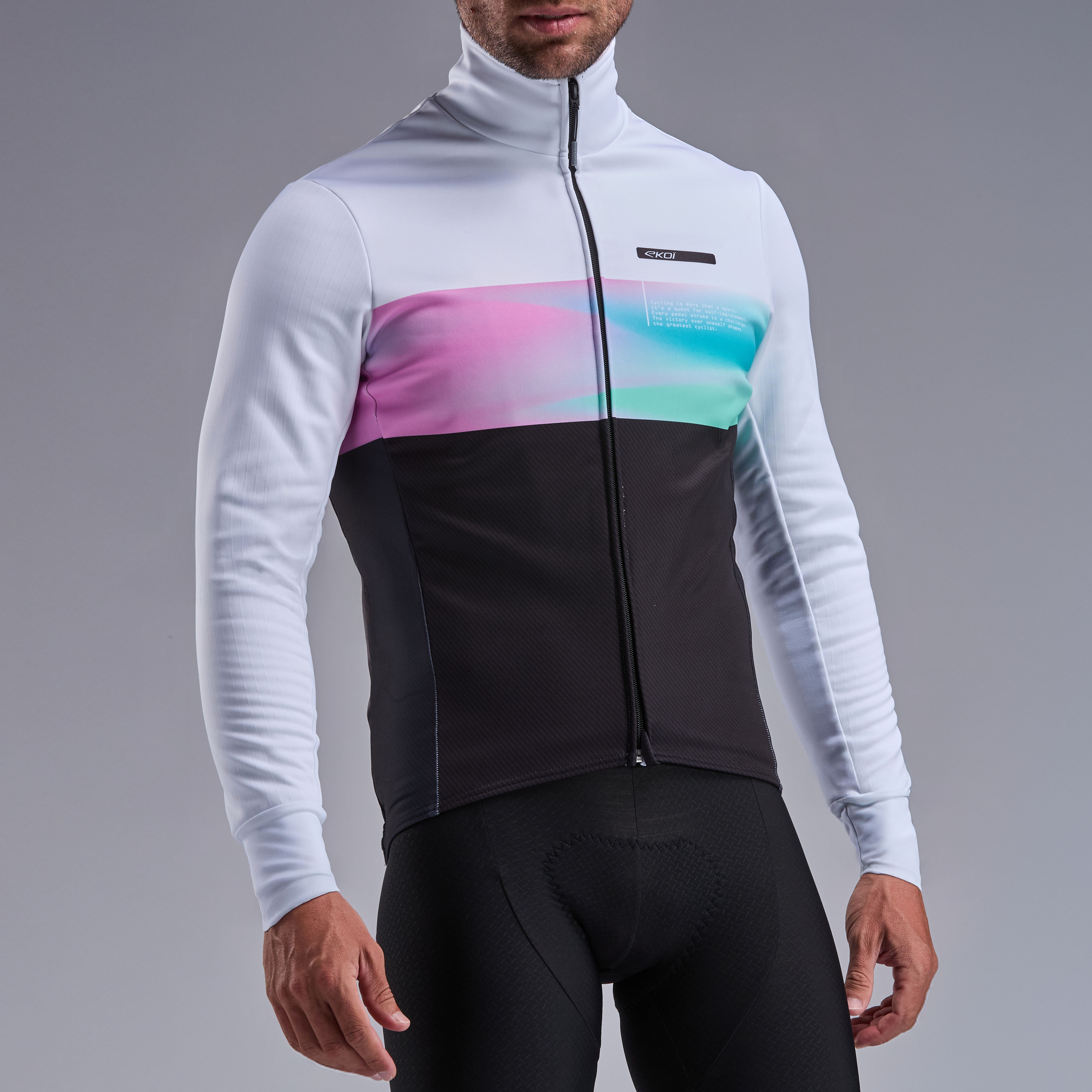 Thermo-Radjacke EKOI Perf GRADIENT Schwarz - EKOI
