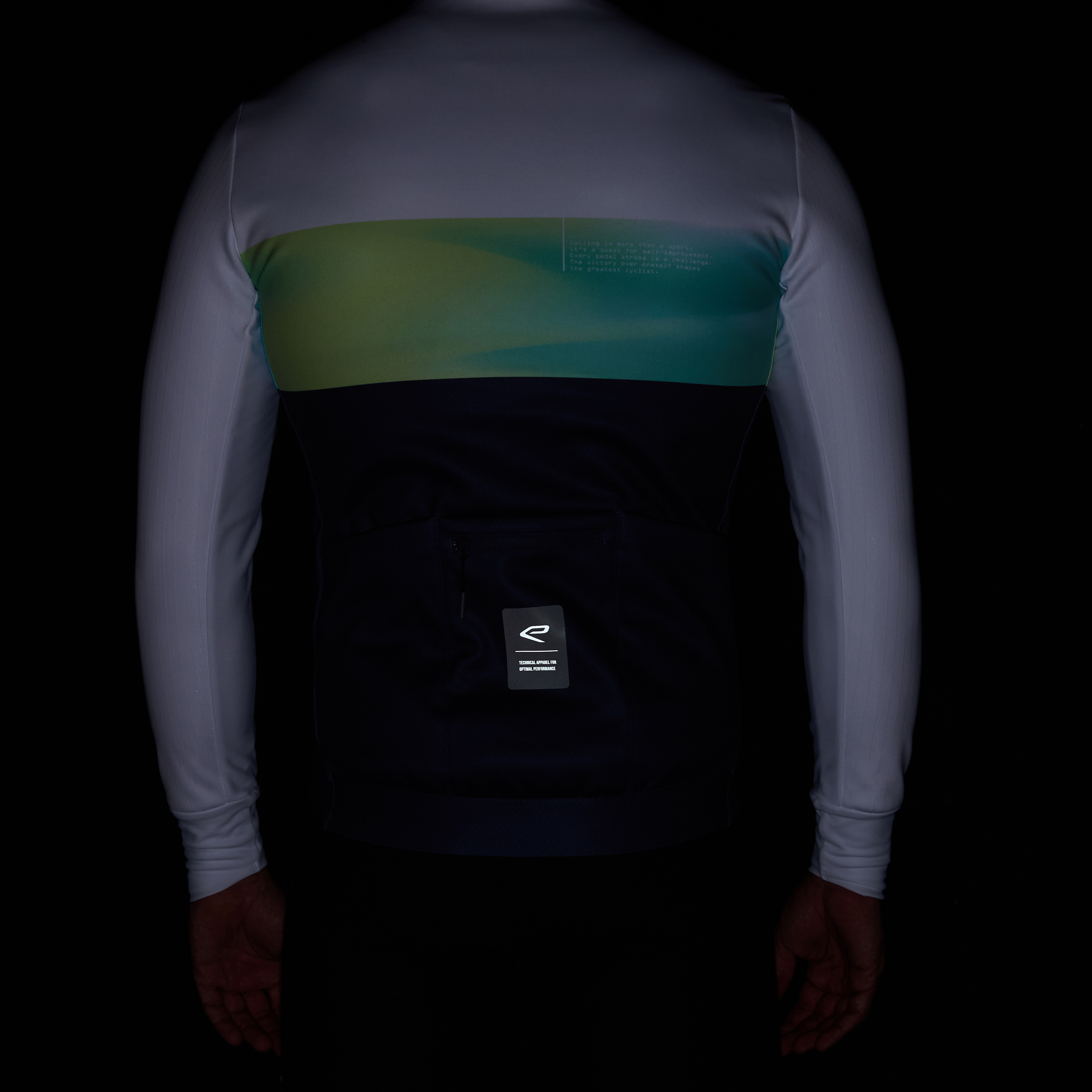 Giacca termica EKOI Perf GRADIENT Blu Marino - EKOI