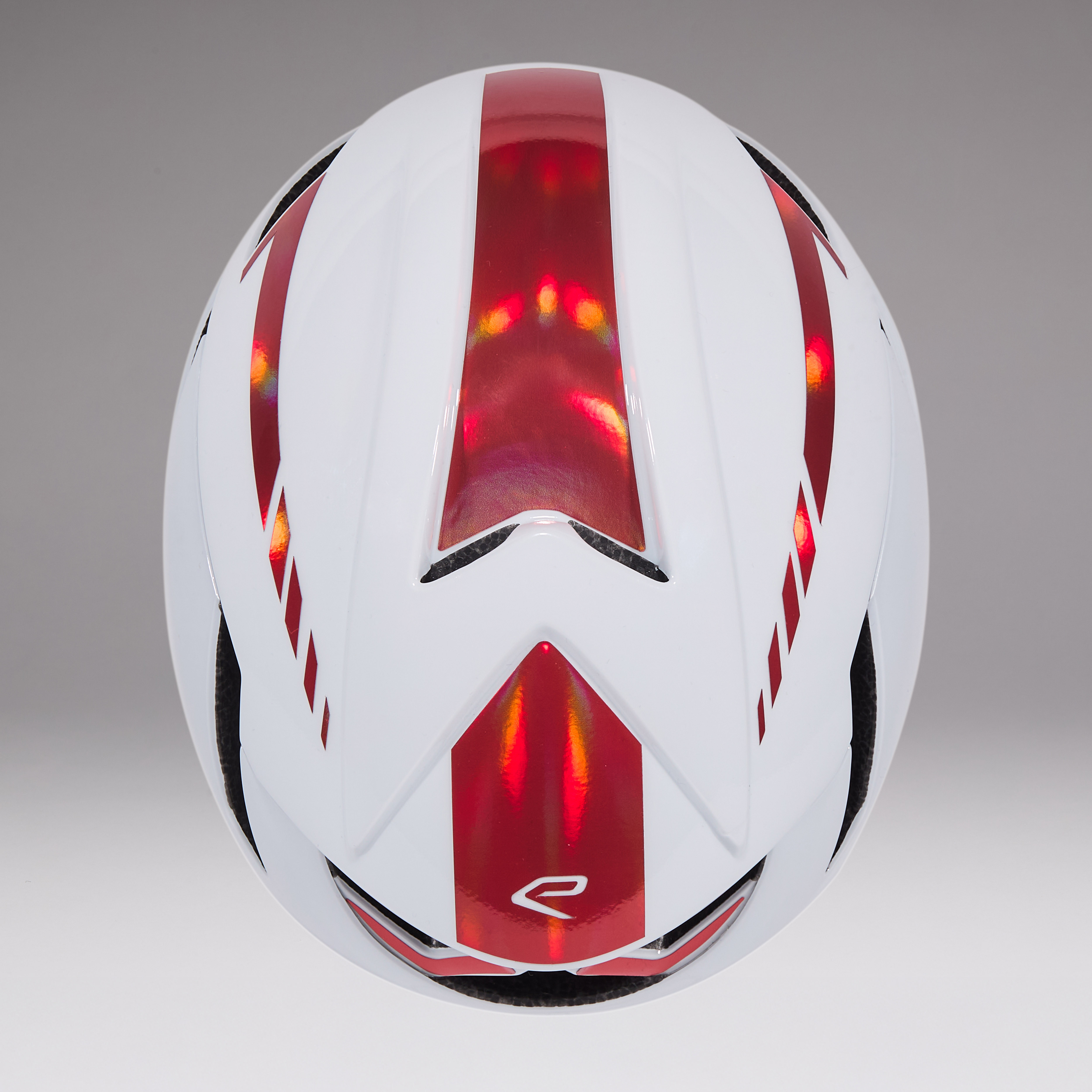 EKOI Perf AR14 LTD Wettkampfhelm Weiß Holo Rot - EKOI