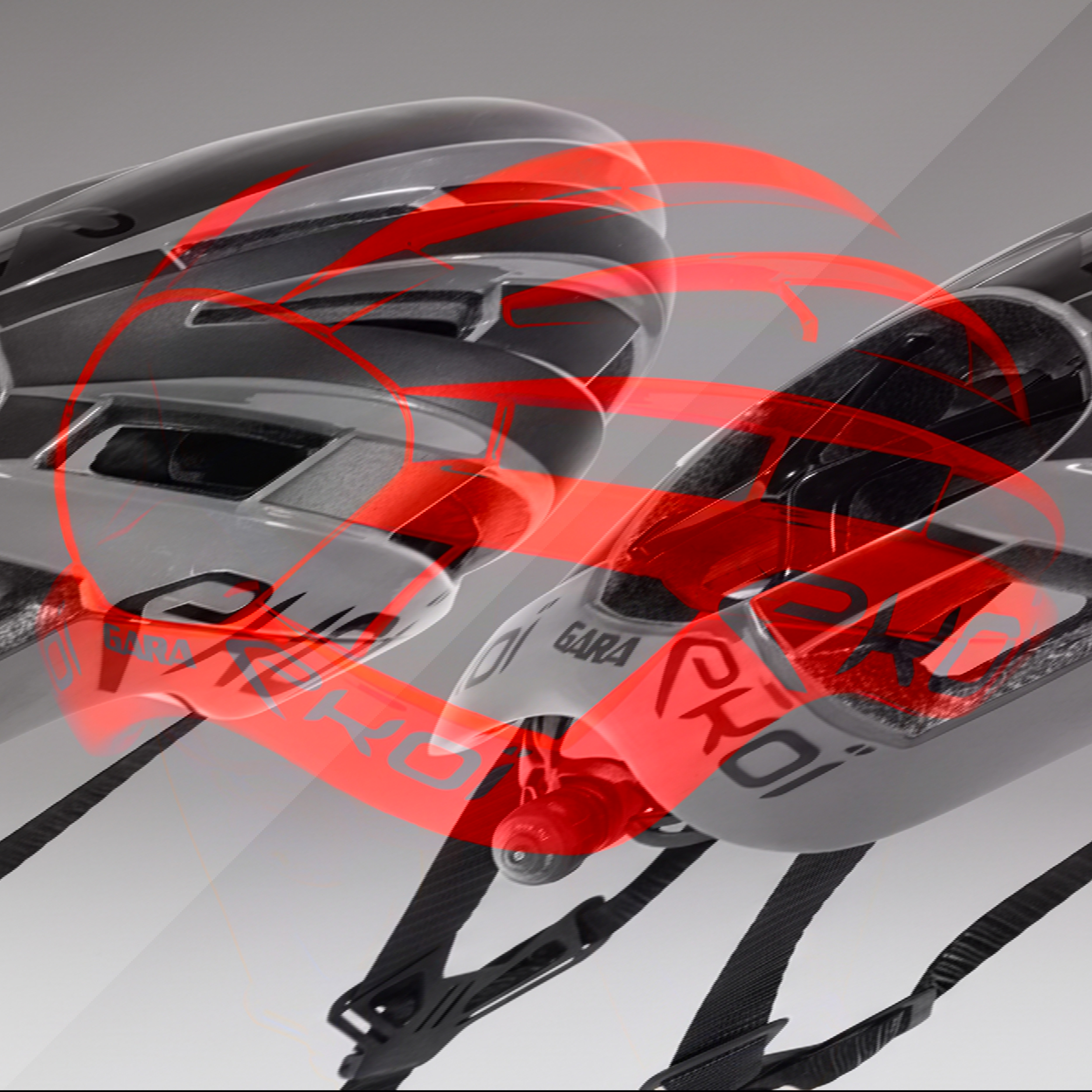 EKOÏ Perf GARA LTD Helmet Matte Orange Black - EKOI